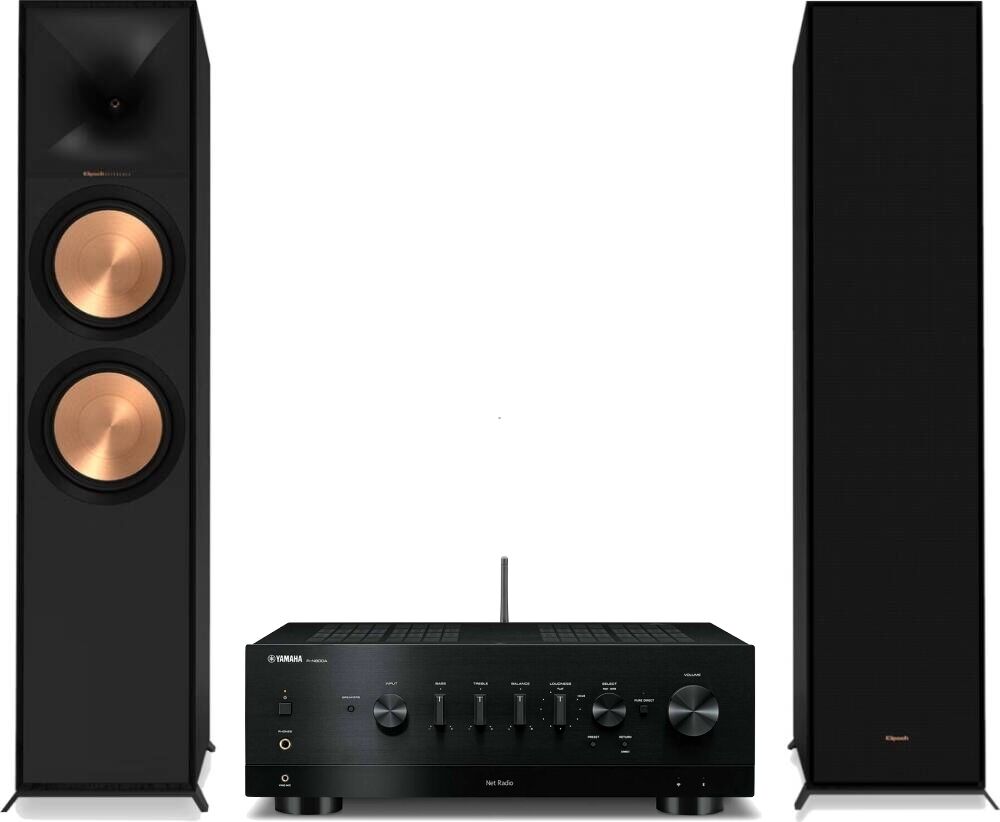 Yamaha R-N800A + Klipsch R-800F | media-max.pl